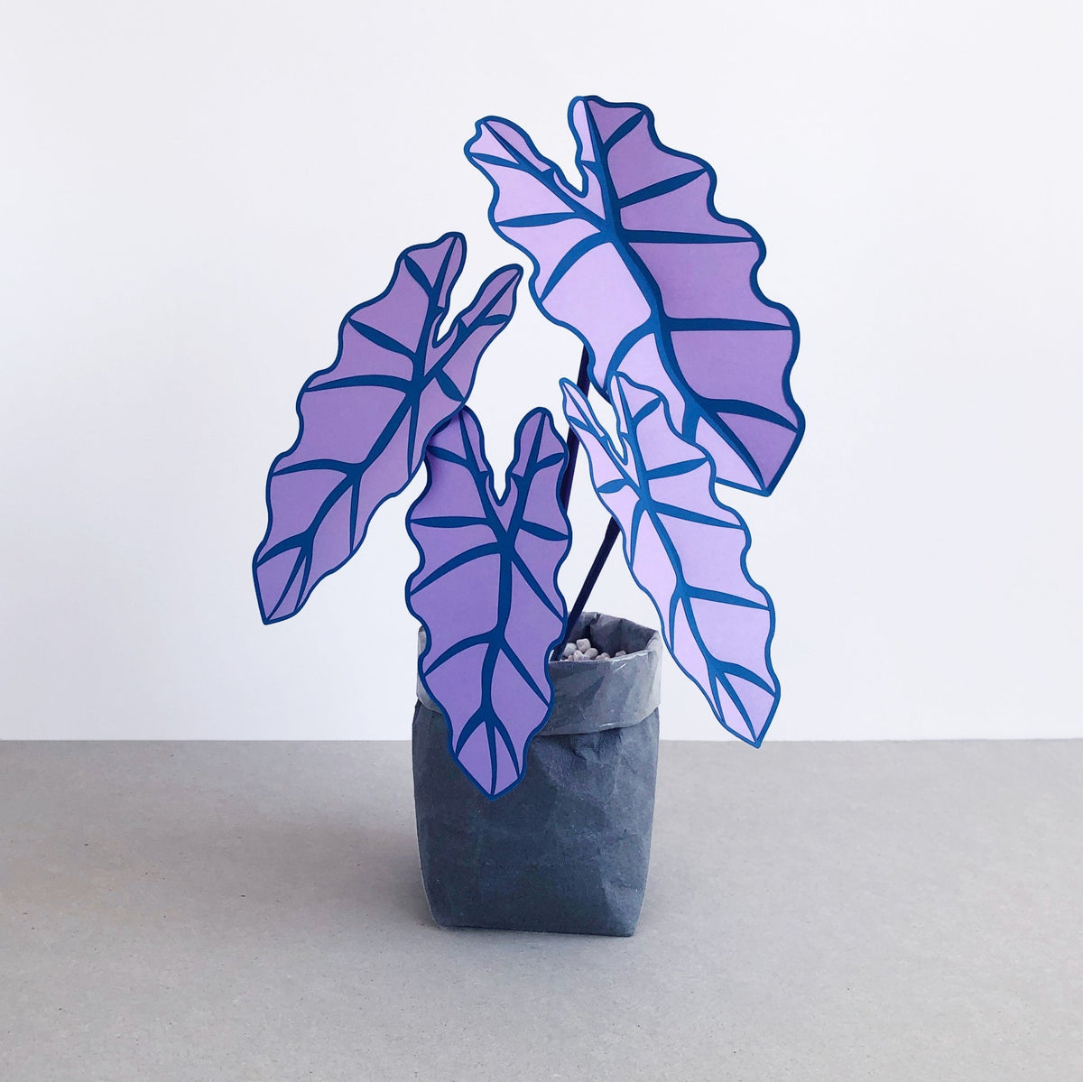 Pink Elephant's Ear Plant | Handmade Plant | Brazen Botany